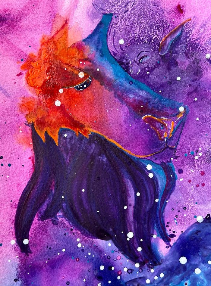 Spirit-Channeled Watercolor Paintings for Guidance* a hollow bone